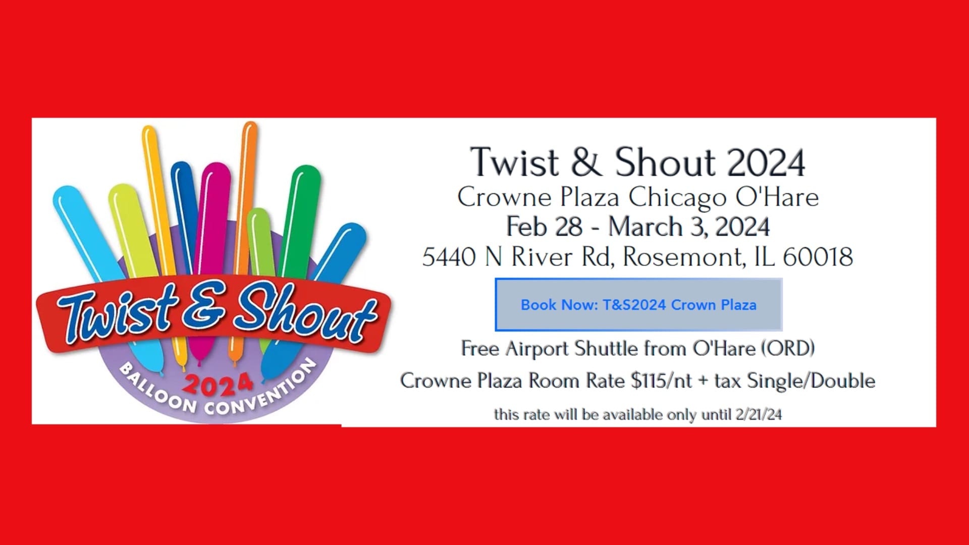 Balloon HQ presents: Twist & Shout Balloon Convention 2024 Preview